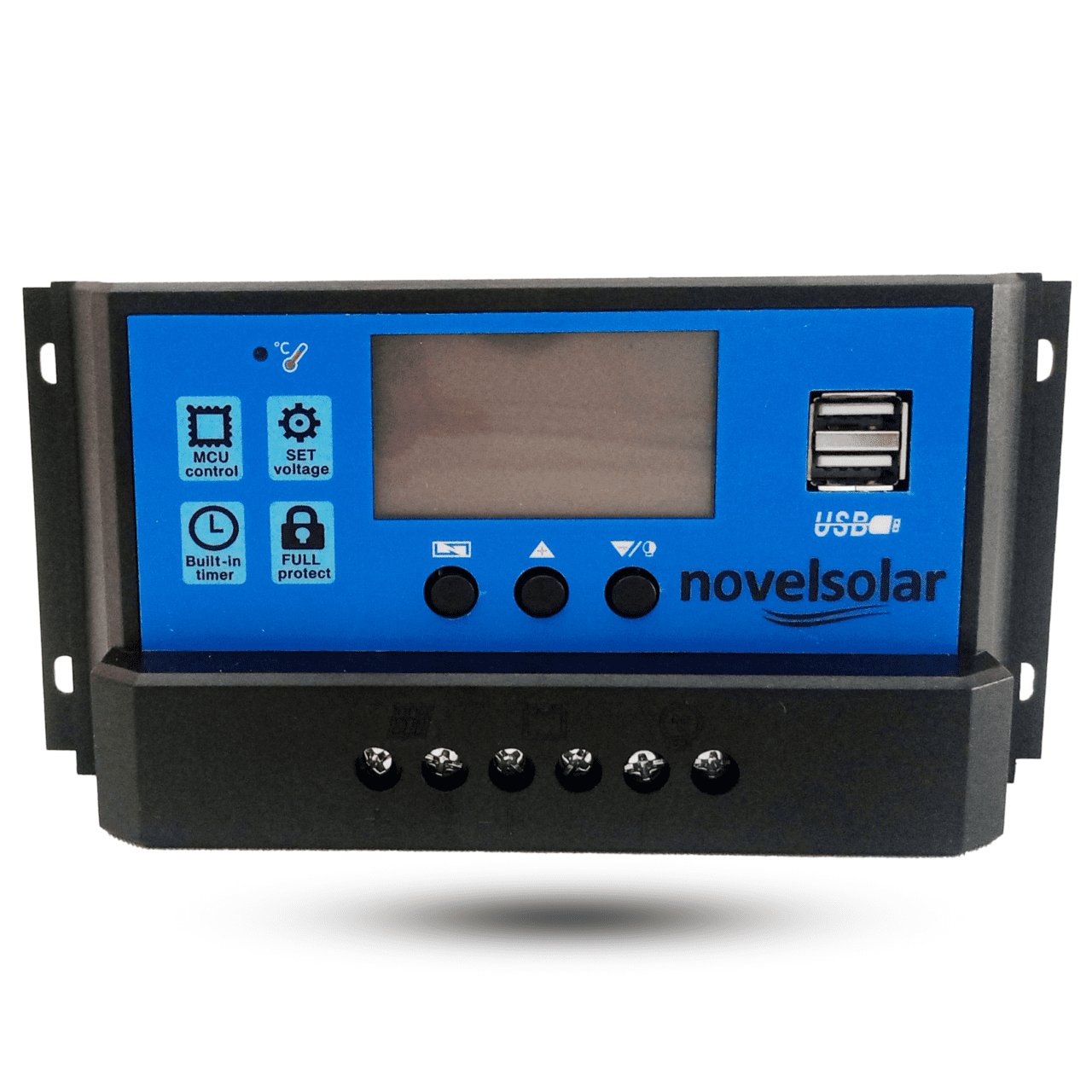 40A 12V/24V Blue Series PWM Solar charge controller - novelsolar