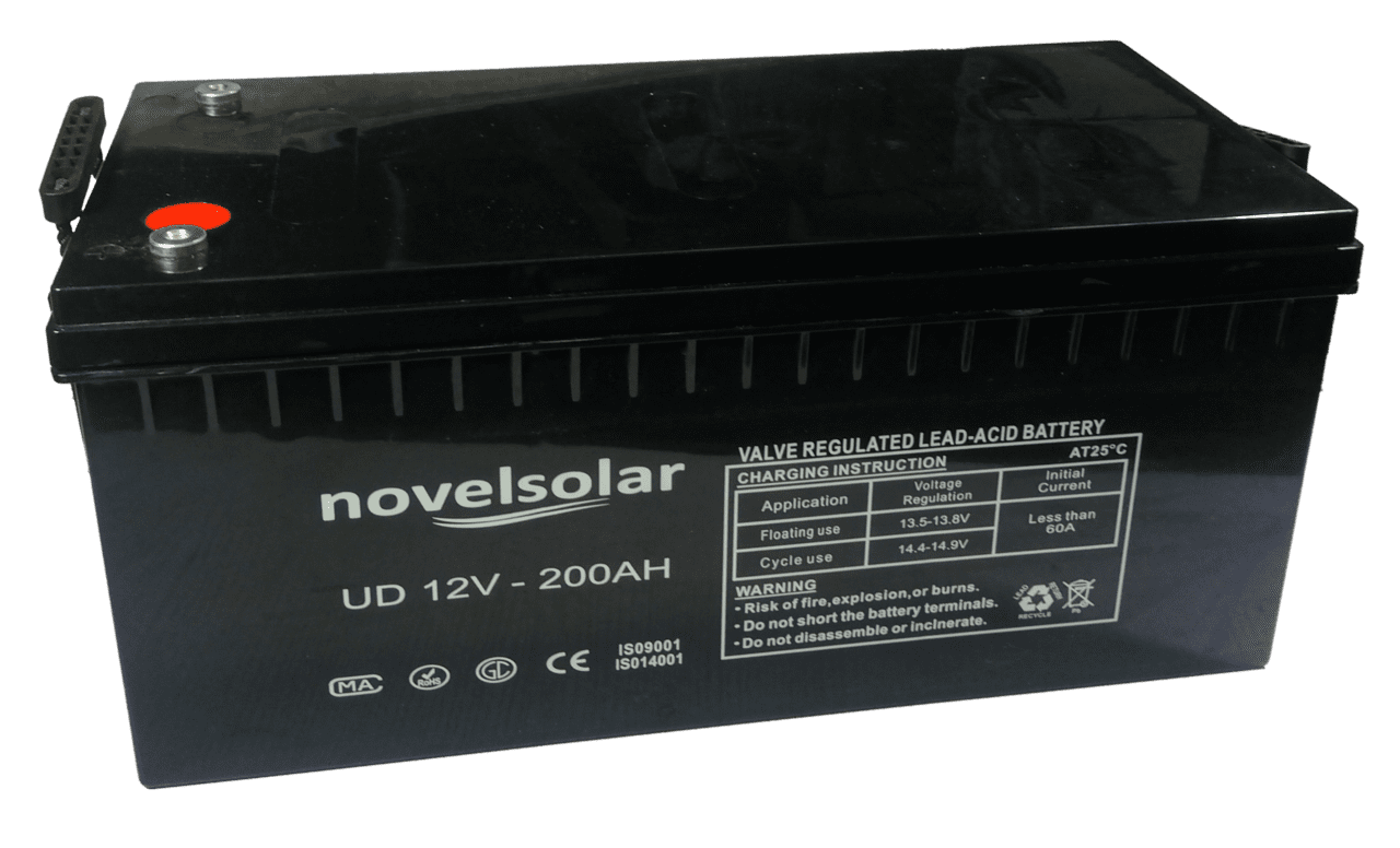 12V/200AH Novel SMF Battery - novelsolar